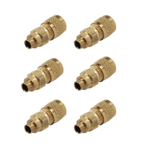 Pro-Set Access Valve 1/4"MSAE x 3/16", 1/4", 3/8" - 68 Bar (6 Pk ...