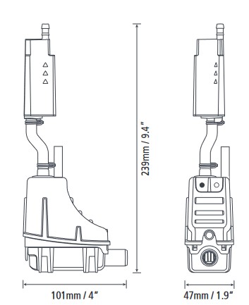 Aspen Silent+ Mini Lime Condensate Pump - Airefrig