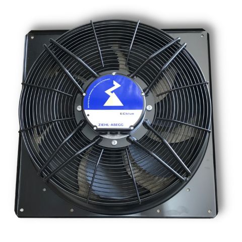Axial Fan - 500mm - 1PH EC with Square Plate (Induced) - Airefrig