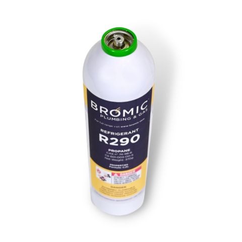 R290 (Propane) Refrigerant - 370g Disposable Cylinder - Airefrig