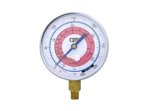 Pro-Set Manifold 68mm Lowside Gauge R410A & R32 - Airefrig