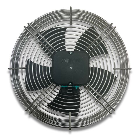 Axial Fan 350mm - 1PH 4 Pole w/ SS Guard (Induced) Plastic Blade - Airefrig