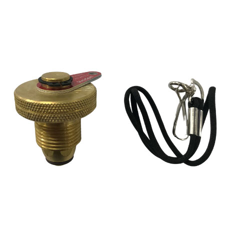 Gas Cylinder Safety Plug - Oxygen - Airefrig