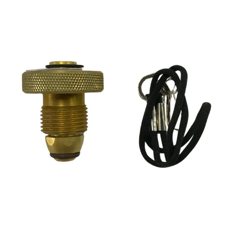 Gas Cylinder Safety Plug - Oxygen - Airefrig