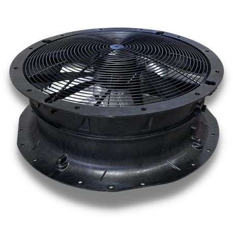 Axial Fan - 500mm - 1PH w/ Plastic Round Guard (Induced) - Airefrig